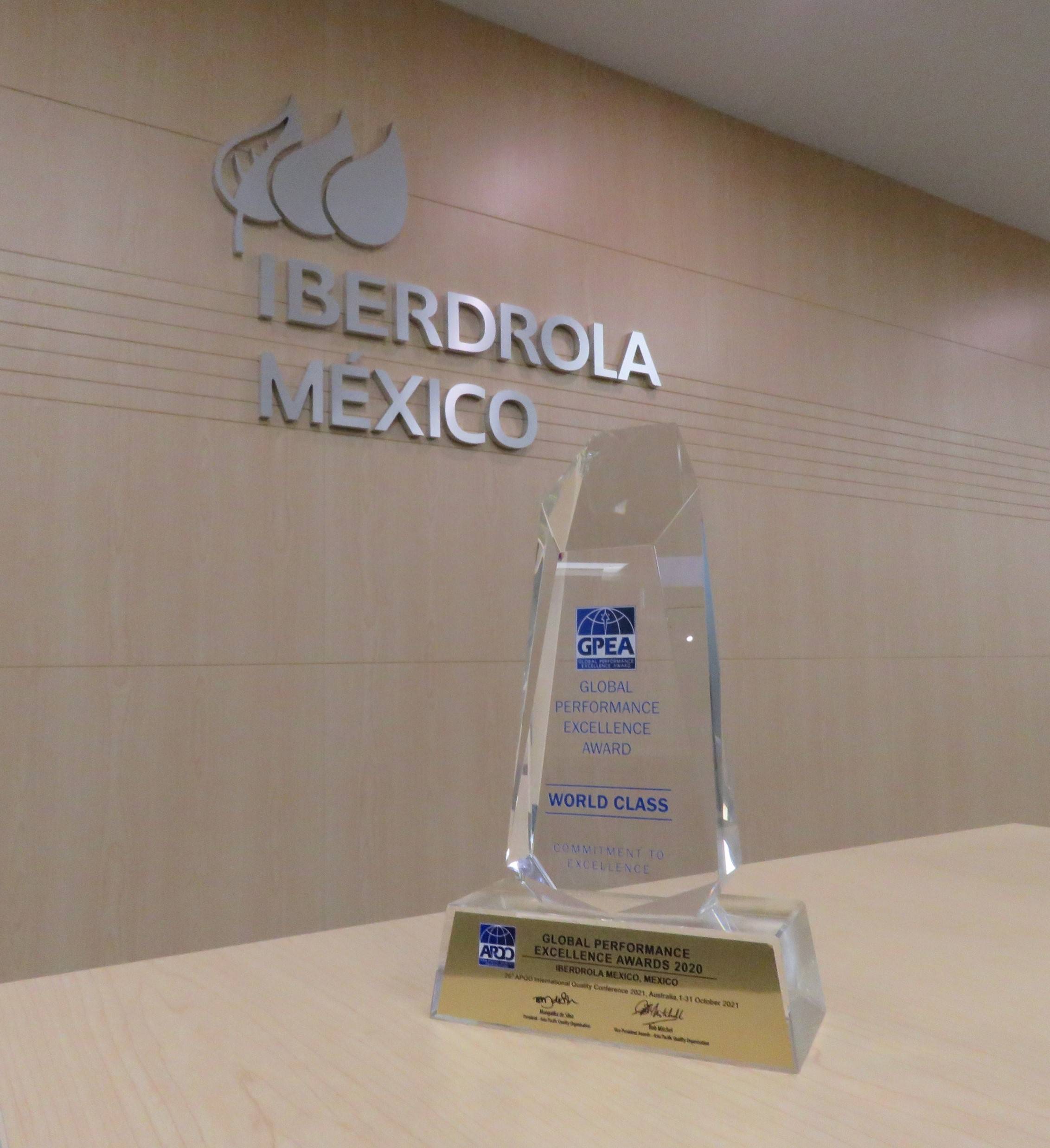 Iberdrola México obtiene el Premio a la Excelencia empresarial Asia ...
